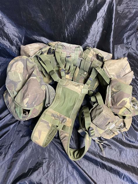 British Army Dpm 95 Webbing Set In Webbing