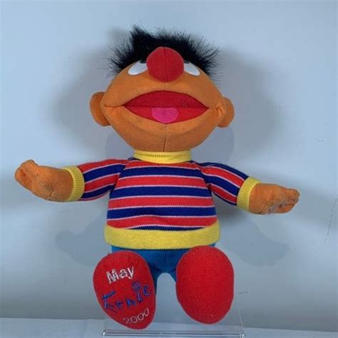 Sesame Street Toys Vtg 4 Ernie Sesame Street Plush Pal Of The Month