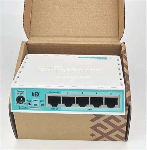 Mikrotik Hex Rb Gr Port Gigabit Route For Industrial Model Name Number Rb Gr Hex