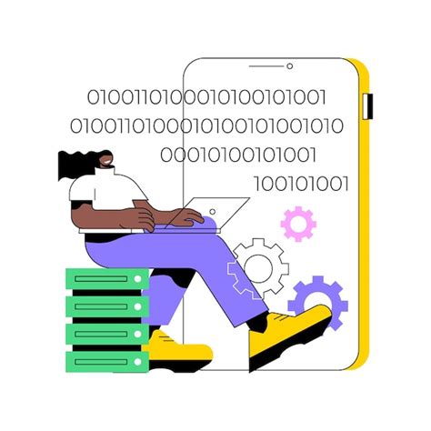 Premium Vector Big Data Applications Abstract Concept Vector Illustration