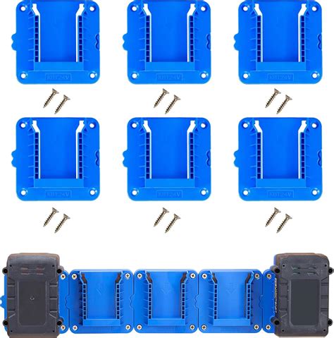 Amazon.com: Crtbelfy Battery Holder for Kobalt 24V Battery Storage Wall ...