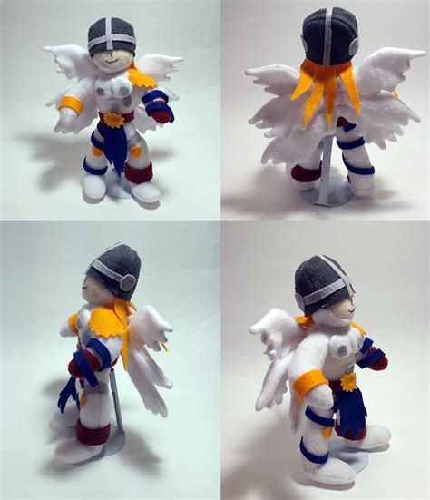 Digimon Angemon Custom Plush By Kitamon On Deviantart