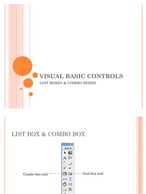Listbox Combobox Visual Basic 60 Pdf Visual Basic Net