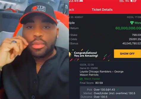 Nigerian Man Stirs Reactions As He Uses ₦798 To Win ₦60 Million On
