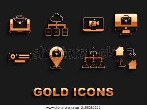 Online Arbeiten Organogrammdiagramm Der Hierarchie Webkamera Stock