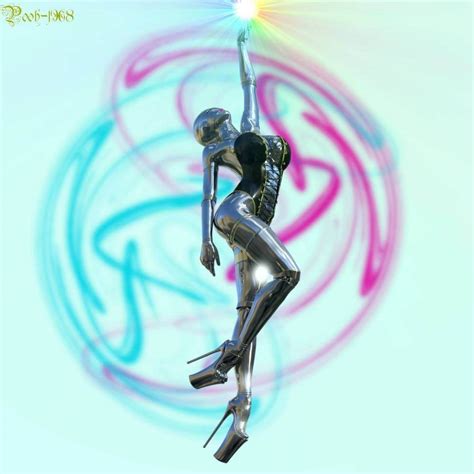 Sexy Robots D Render Digital Art By Pooh