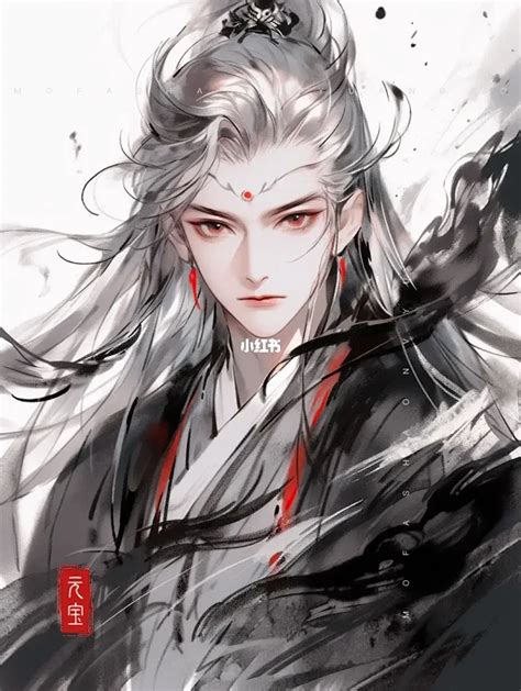 长相思 ️相柳图片 Ai古风 男图片素材 花瓣网