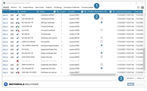 Avigilon Camera Configuration Tool