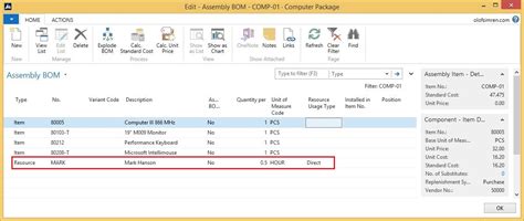 Assembly Order Posting To General Ledger Olof Simren Microsoft