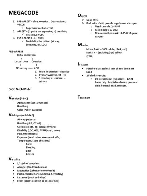 Megacode Pdf Electrocardiography Cardiology