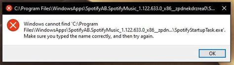 Spotifystartuptaskexe Missing Spotifysupport