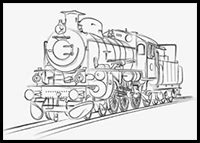 How To Draw Trains Drawing Tutorials Drawing How To Draw Trains