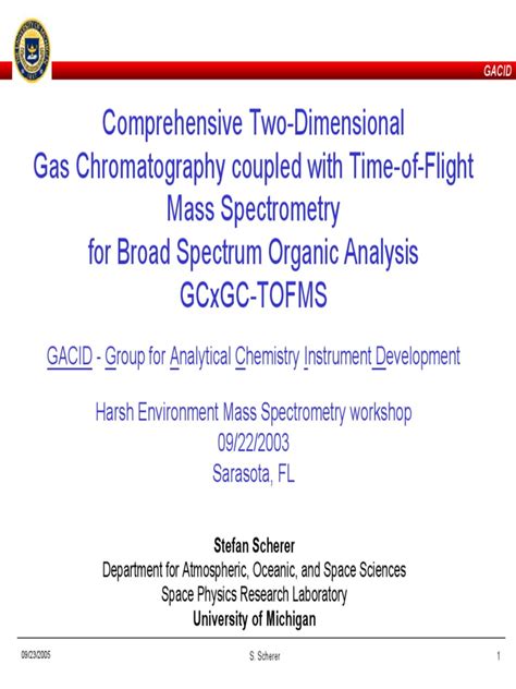 Comprehensive Two Dimensional Gas Chromatographic At Steven Broadnax Blog