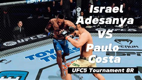 Ufc 이스라엘 아데산야 Vs 파울로 코스타 8강 Youtube