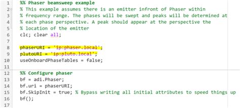 Controlling Adalm Phaser With Matlab Analog Devices Wiki