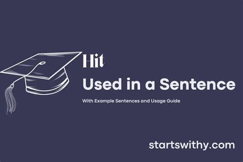 Hit In A Sentence Examples 21 Ways To Use Hit