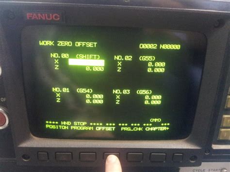 Fanuc Work Offset Geometry Offset