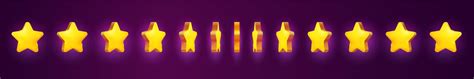 Arcade Game Star Animation Rotate Sequence Frame 46915398 Vector Art At Vecteezy