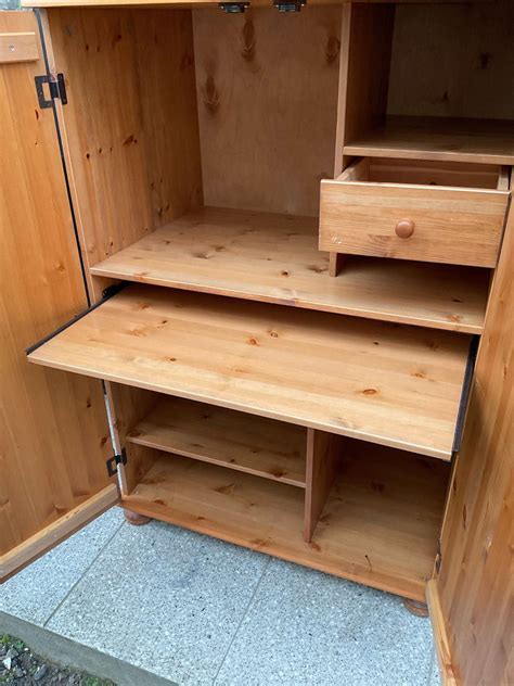 Pine Computer Cabinet We Probably Have It