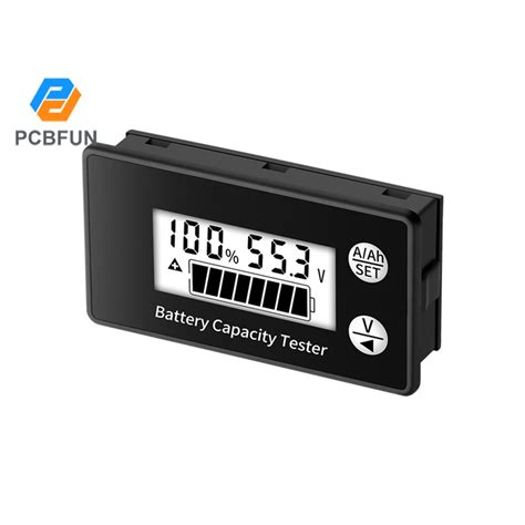 Pcbfun DC V Coulometer LCD Screen Voltage And Electric Quantity Digital Display