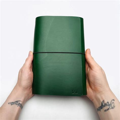 Leather Trifold Travelers Etsy