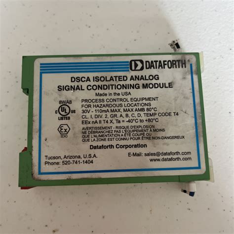 Used Dataforth Isolated Mv Input Module Dsca30 Ebay