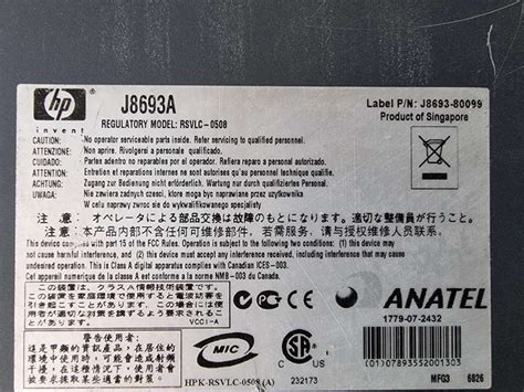 Hubs And Switches Hp Procurve Poe 101001000 48 Port Switch 3500yl J8693a Was Sold For 1301