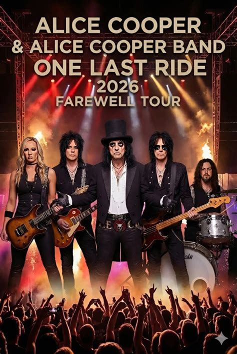 Roxane 🚨 Breaking News 🚨 Alice Cooper And Alice Cooper Band Announce