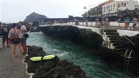 스페인 테네리페섬 가라치코 천연 수영장 보기만해도 시원한 영상 Youtube