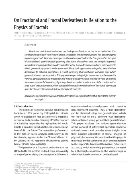 On Fractionaland Fractal Derivativesin Relationtothe Physicsof Fractals
