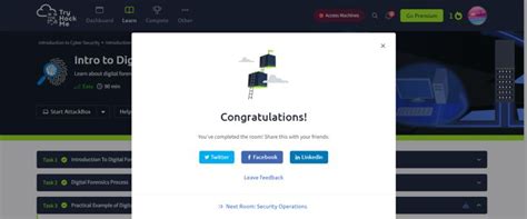 piyush roy on linkedin tryhackme cybersecurity infosec