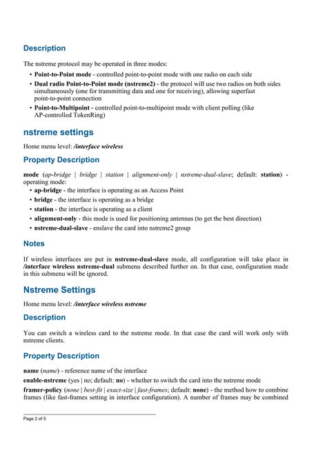 Mikro Tik Nstreme Protocol Pdf