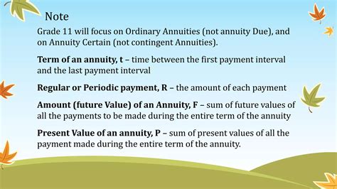 Simple Annuity Pptx