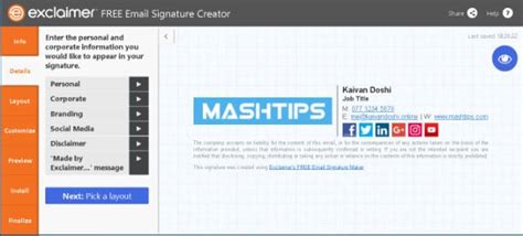 How To Create Html Signature In Gmail Mashtips