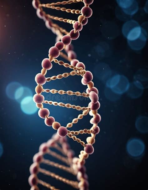 Exploring Dynamic Genetic Canvas With Abstract Perspectives Of Dna Strands Illuminated Against A
