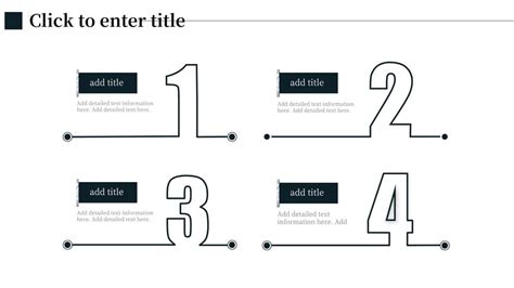 Number Line Shape Diagram With The Numbers And Google Slides Theme And Powerpoint Template
