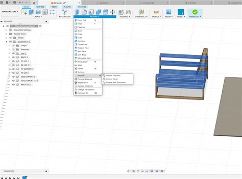 solved arrange fuction missing in edit of manufacturing model