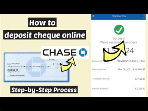 Chase Deposit Cheque How To Cash A Check At Chase Bank Account Online
