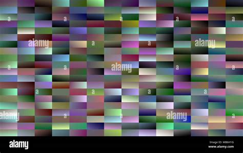 Geometrical Gradient Rectangle Background Mosaic Vector Graphic From Rectangles In Colorful