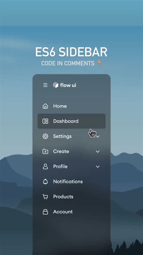 Es6 Sidebar 🔥⁣ ⁣ Get The Code In Top Pinned Comment 🔗⁣ ⁣ Was It Useful⁣ ⁣ Let Me Know In The