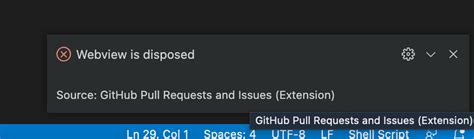 Error Webview Is Disposed · Issue 2655 · Microsoftvscode Pull Request Github · Github