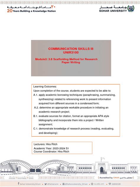 Module 3 38 Scaffolding Method For Research Pdf Libraries Cognition Module 3 38 Scaffolding Method For Research Pdf Libraries Cognition