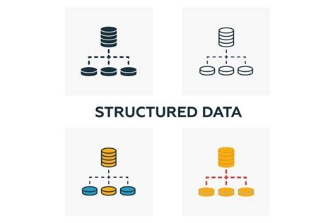 Structured Data Icon Set