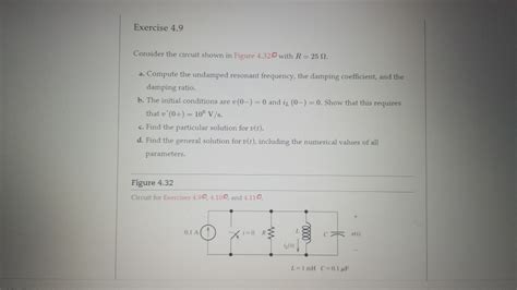 Solved Exercise Consider The Circuit Shown In Figure Chegg