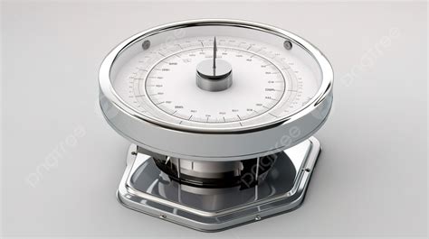 White Background With 3d Rendered Weight Scales Weight Scale Body