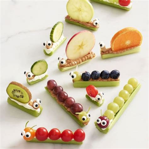 تزیین میوه ساده دیزاین میوه پوست کنده برای بچه ها