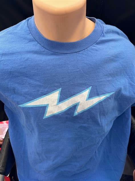 1990s Vintage Graphitti Designs Lightning Bolt T Shi Gem