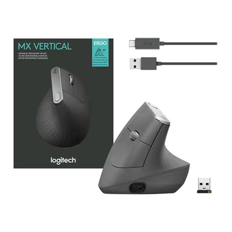 Logitech MX Vertical Ergonomic Wireless Mouse Multi Device