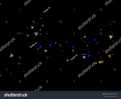 Triangle Explosion Confetti Broken Glass Explosive Stock Vector