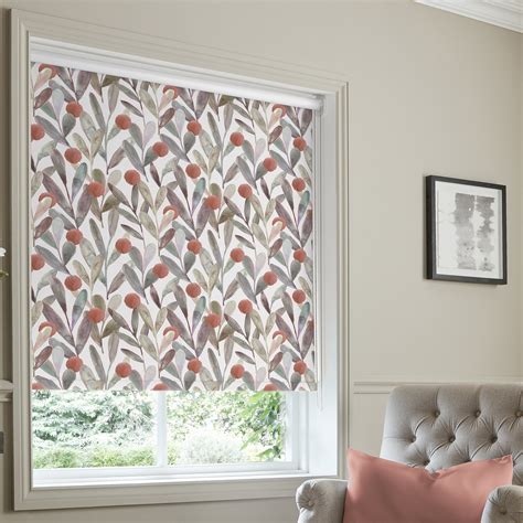 Voyage Mulberry Enso Made To Measure Blackout Roller Blind Terrys